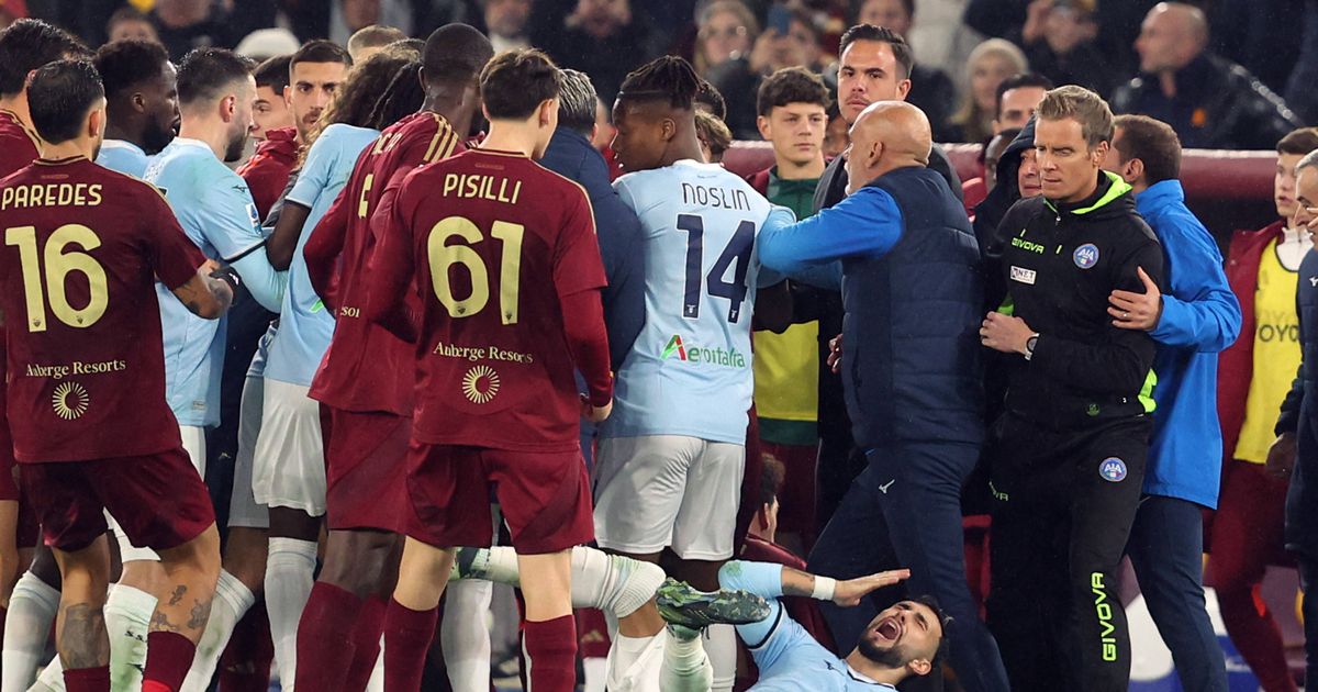 Mats Humels i Tati Kasteljanos se potukli u derbiju Roma Lacio | Sportal.rs