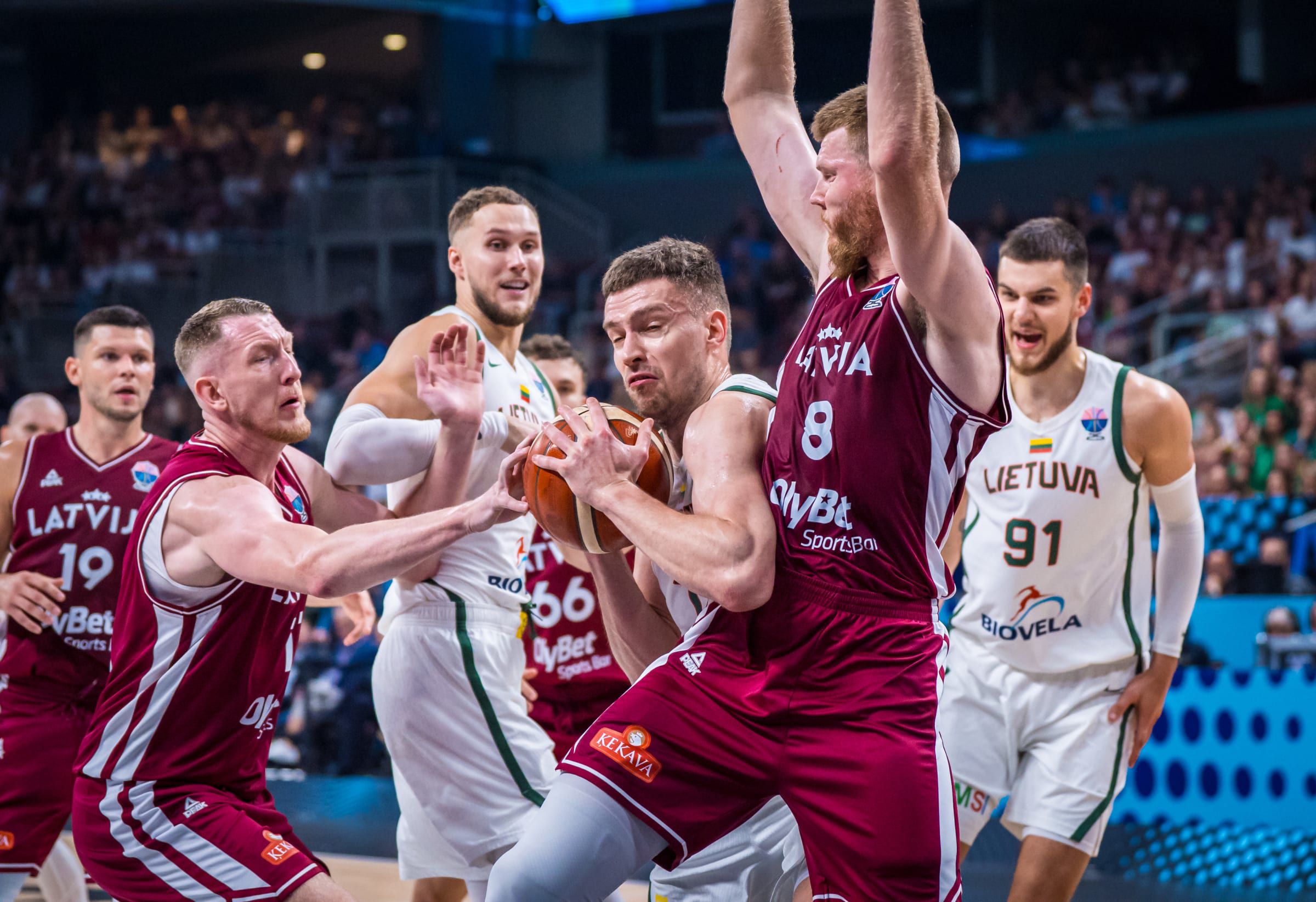 Detalji sa Letonija - Litvanija, Eurobasket 2025 | Sportal.rs