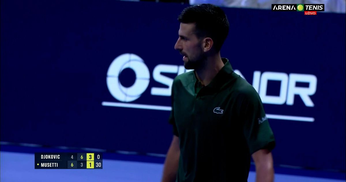 Novak Đoković opsovao usred meča: Više ni sam nije mogao da veruje šta ...