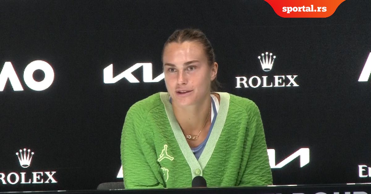 Sabalenka pred Australijan Open: Ne mogu da dočekam svoj prvi meč | Sportal.rs