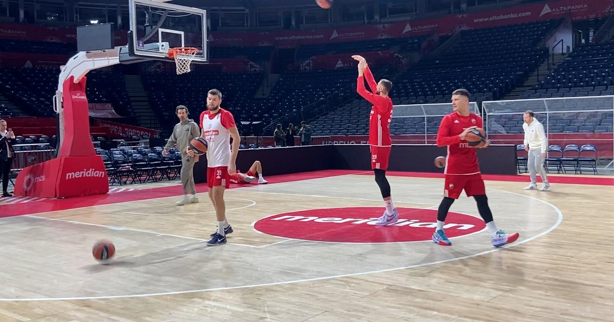 Zvezda odradila poslednje pripreme pred Olimpijakos: Evo ko je falio na ...