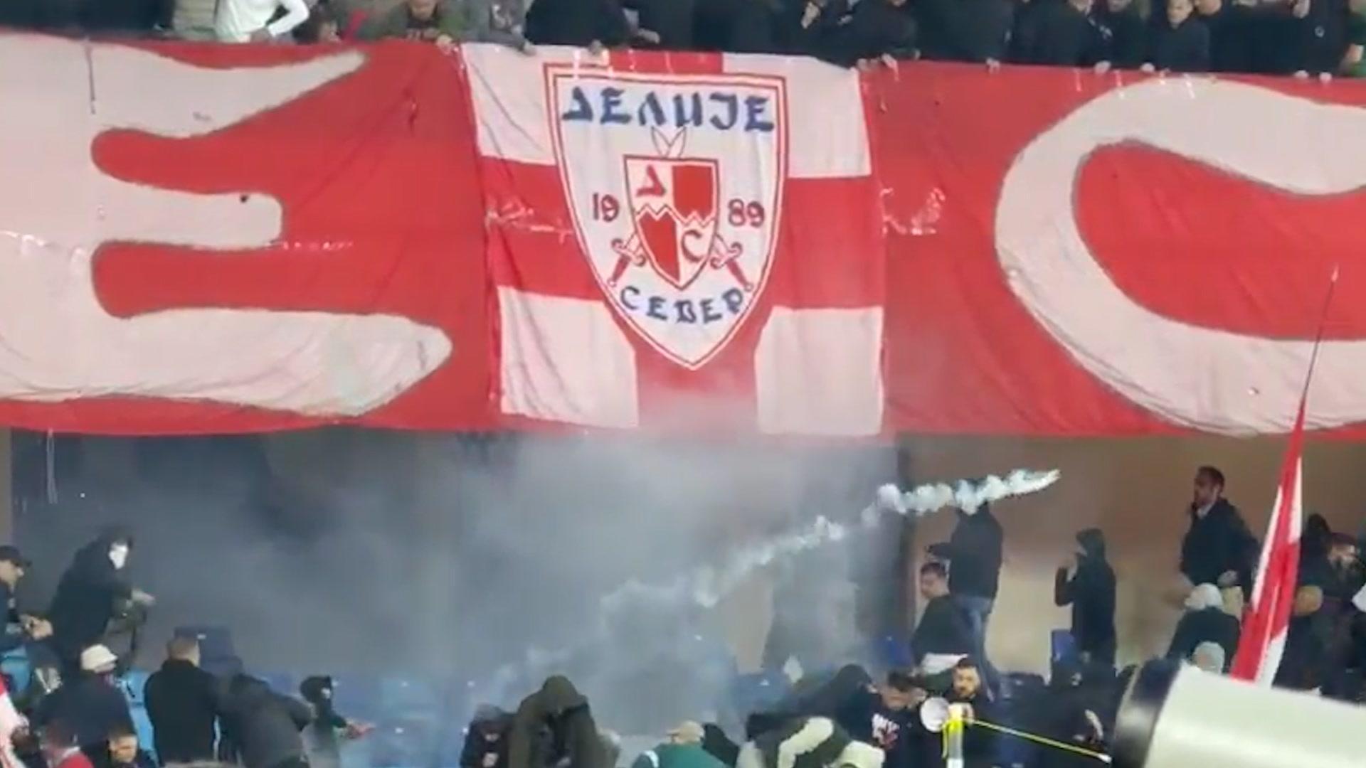 Tuča navijača u finalu Kupa Srbije! /GALERIJA/ | Sportal.rs