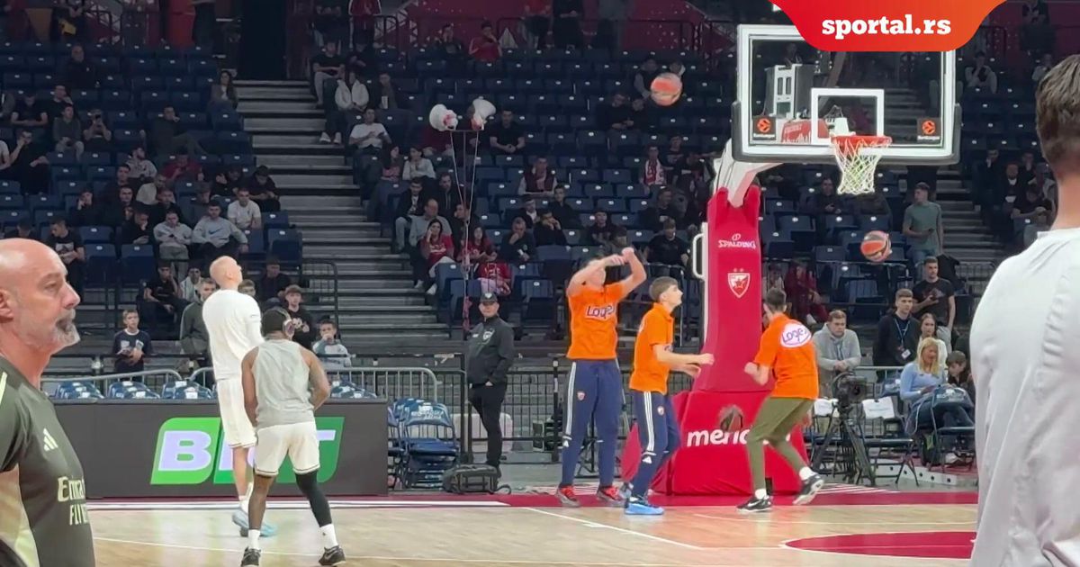 Crvena zvezda spremna - Počelo zagrevanje pred Real Madrid | Sportal.rs