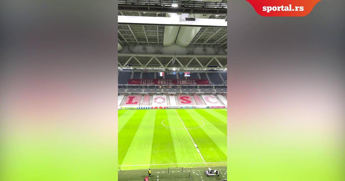 Uživo iz Lila: Sat i po vremena pred meč stadion prazan, kapije ...