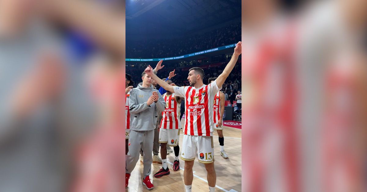 Zvezda upisala devetu pobedu u sezoni, pa napravila šou sa navijačima u krcatoj Areni! | Sportal.rs