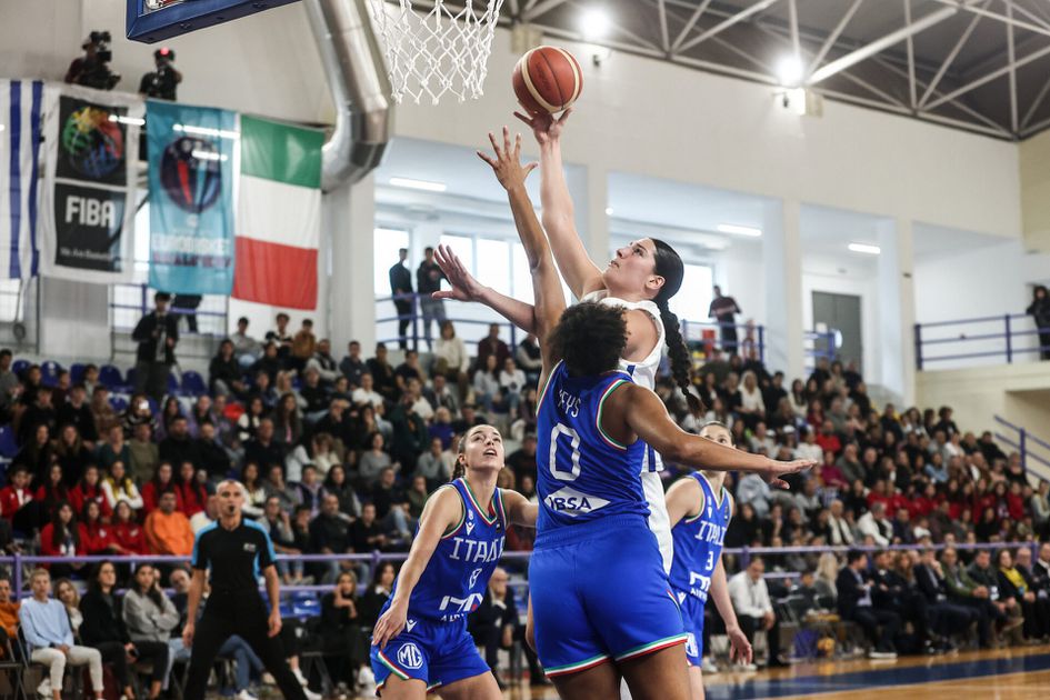 ΕΥΡΩΜΠΑΣΚΕΤ ΓΥΝΑΙΚΩΝ ΕΛΛΑΔΑ - ΙΤΑΛΙΑ 56-45 | Sportal.gr