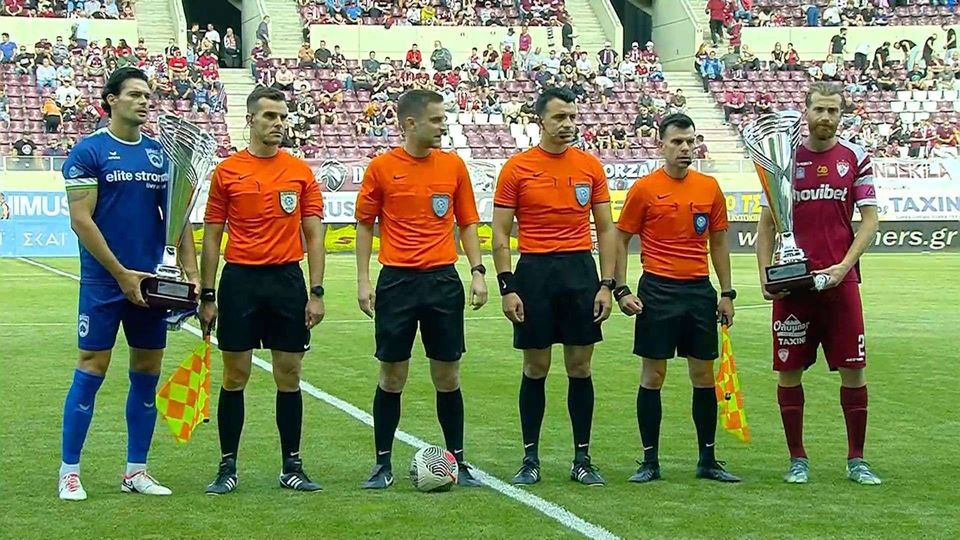 Θριαμβευτική είσοδος ΑΕΛ και Κηφισιάς στο AEL FC Arena (video) | Sportal.gr