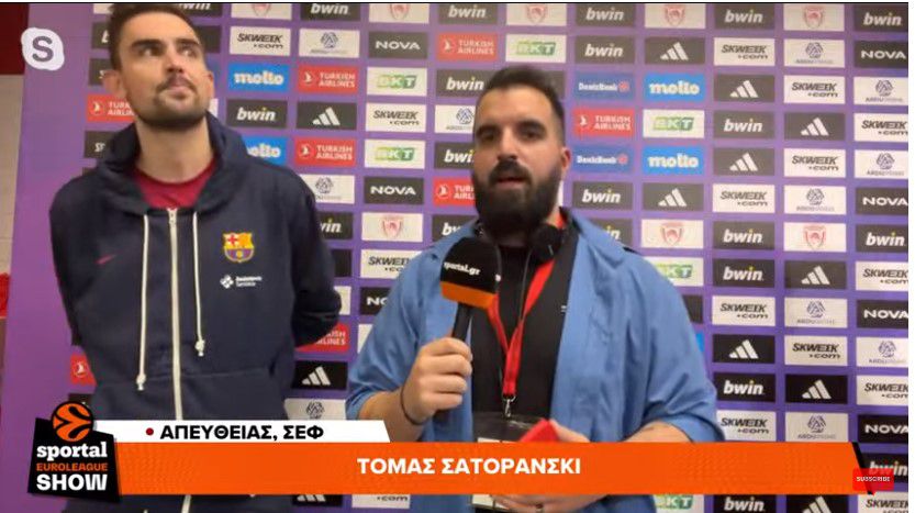 Σατοράνσκι στο Sportal: «Ήταν δήλωση για εμάς τους παίκτες η νίκη μας ...