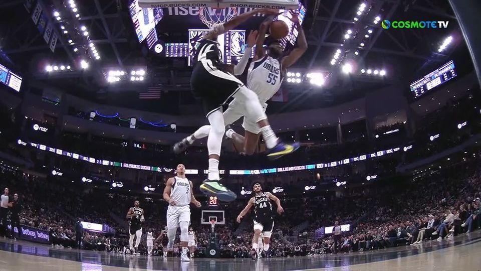 Ο Γιάννης «σβήνει τα φώτα» στον Τζόουνς και.. διδάσκει το Euro step ...