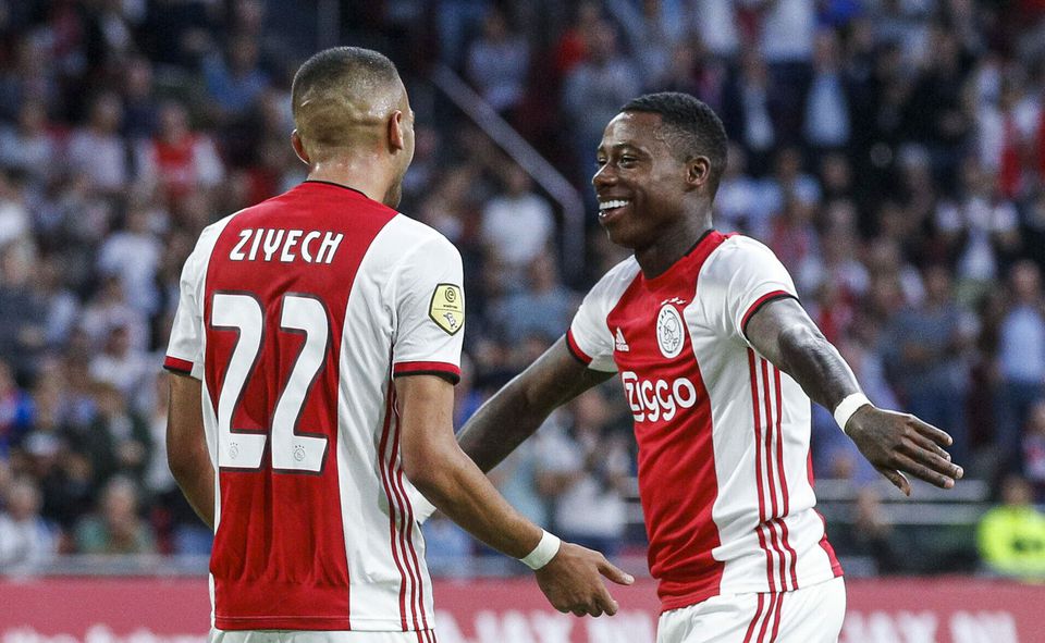 Quincy Promes neemt het op voor mattie Hakim Ziyech: 'Raak hem nog een keer aan en ik zoek je op ...