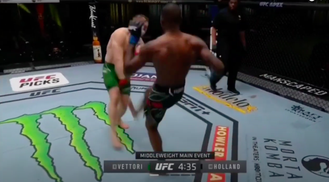 🥜🎥 | Kevin Holland trapt Marvin Vettori na 20 seconden VOL in zijn ...