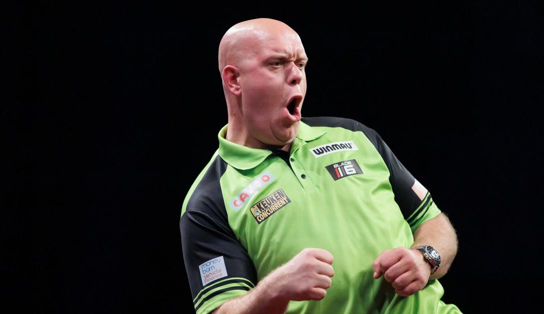 🎥🔥 | BOEM! Michael van Gerwen kogelt Peter 'Snakebite' Wright uit ...