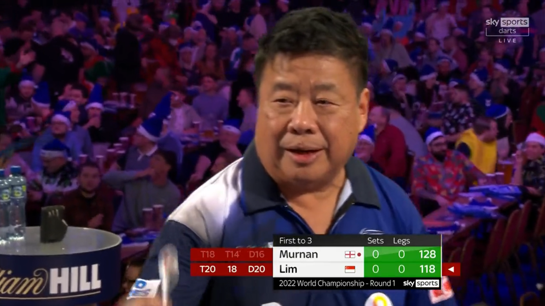 🎥 | Ouwe baas! Paul Lim opent zijn WK darts met deze 118-finish | Sportnieuws.nl