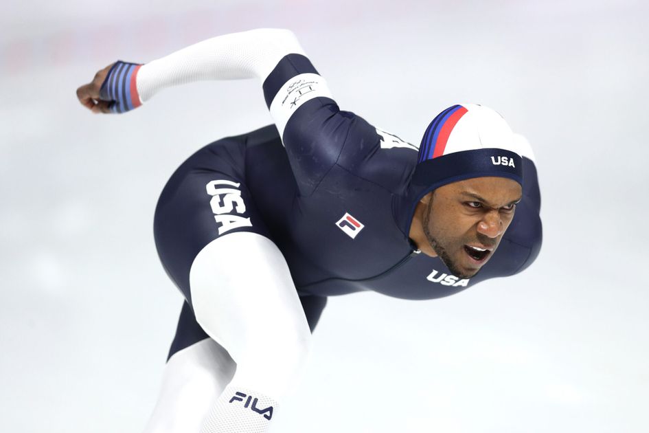 Dit is hoe Shani Davis 'kleine Jordan' Stolz hielp om een schaatstopper ...