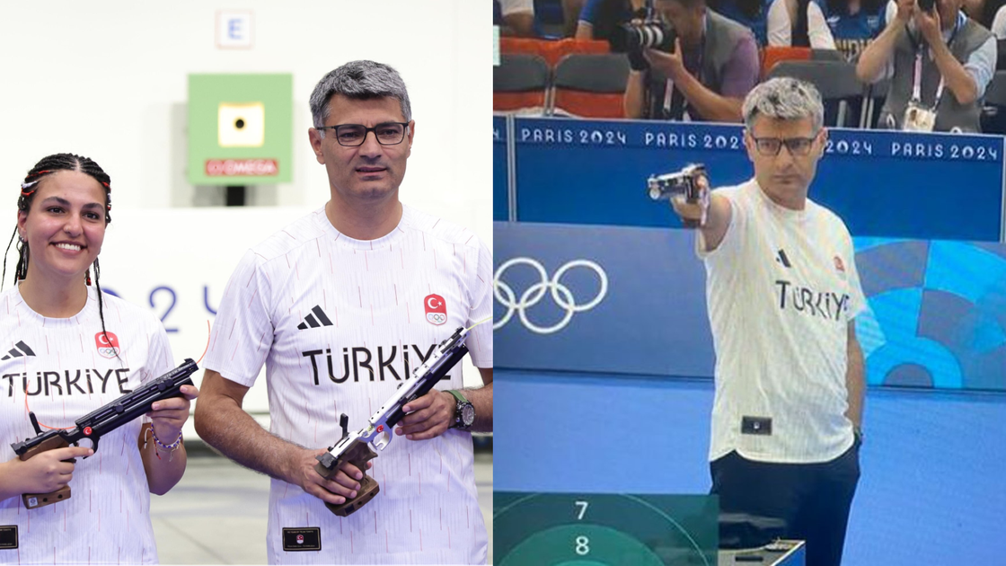 Turkse Lucky Luke: nonchalante schutter pakt met hand in zijn zak ...