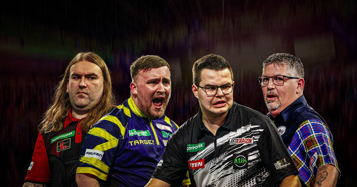 Live WK darts: Gian van Veen en Gary Anderson spelen hogeschooldarts ...