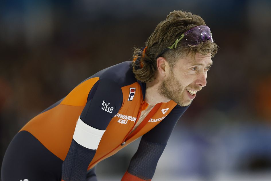 Topschaatser Jorrit Bergsma kan iconisch record veroveren op NK afstanden: 'Soms heb je de wind ...