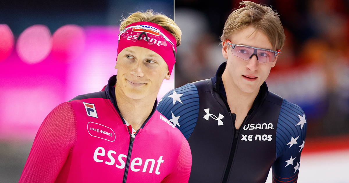 Schaatser Team Essent daagt 'bijzondere' Jordan Stolz uit: 'Anders kan ...
