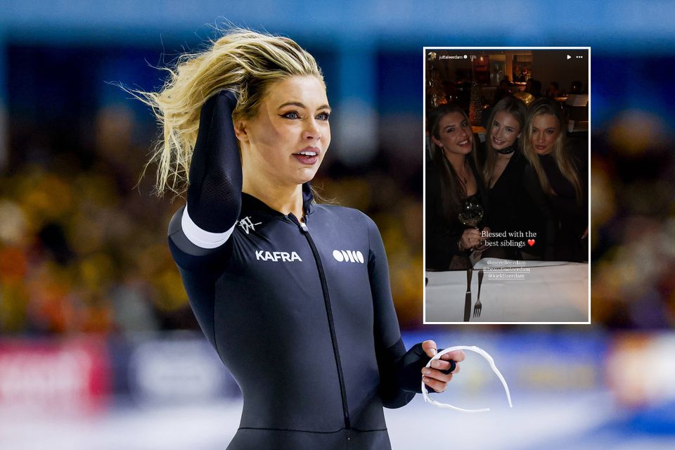 Topschaatsster Jutta Leerdam gaat op stap met haar zussen na mooi ...