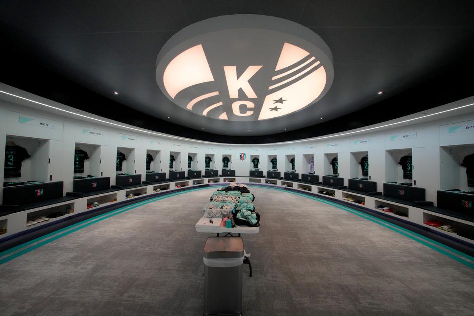 Dit is het trainingscomplex van het Nederlands elftal in Kansas City ...