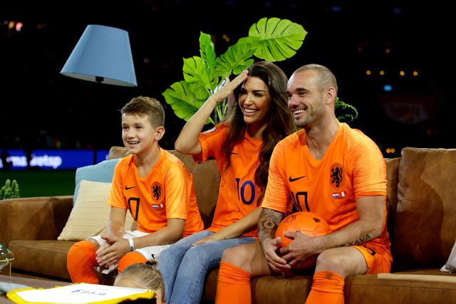 Yolanthe Cabau deelt mooie boodschap voor 'grote jongen' van ex Wesley Sneijder: 'We houden zo ...