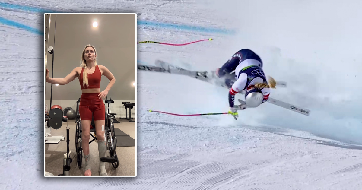 Skilegende Lindsey Vonn (41) zorgt 25 dagen na olympische crash voor ...