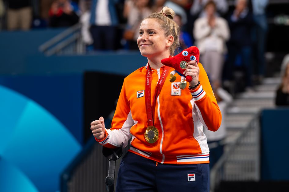 Paralympische tafeltennisser Kelly van Zon na vierde titel: 'LA 2028 is ...