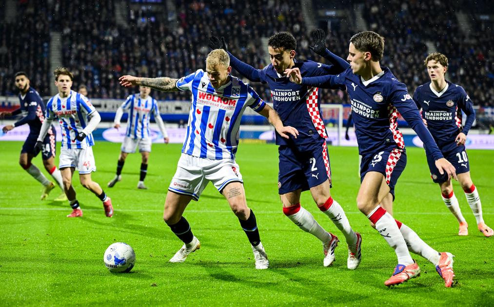 SC Heerenveen-aanvoerder Luuk Brouwers gaat volledig uit zijn plaat ...