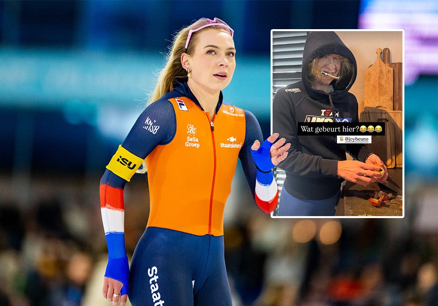 'Niet gehuild': topschaatsster Joy Beune zorgt voor hilariteit met ...
