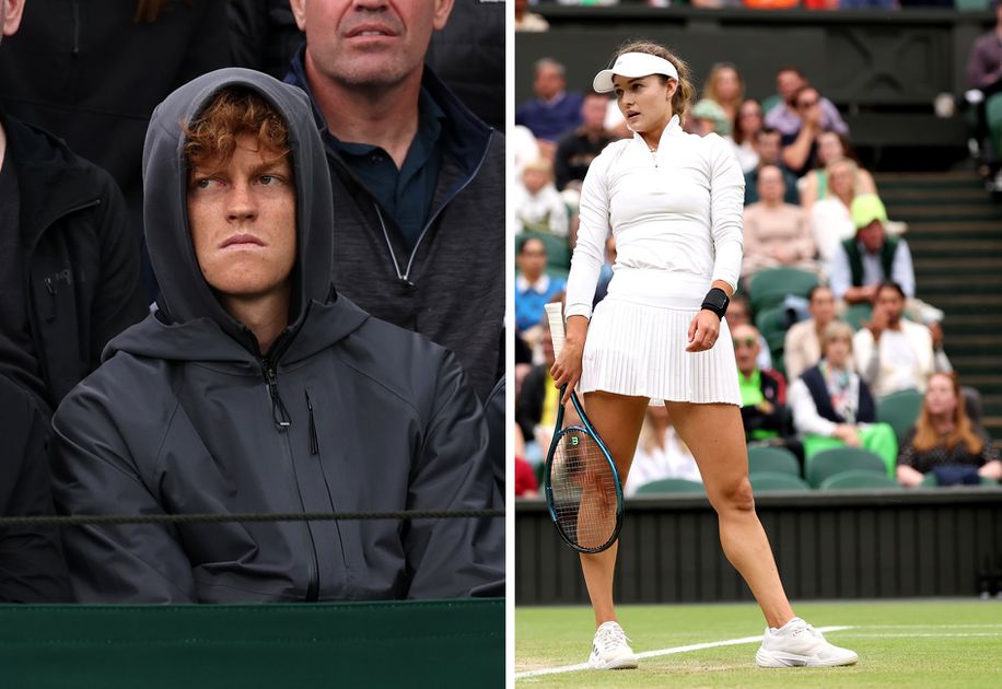 Liefdesdrama op Wimbledon: Jannik Sinner ziet zijn vriendin huilend van ...