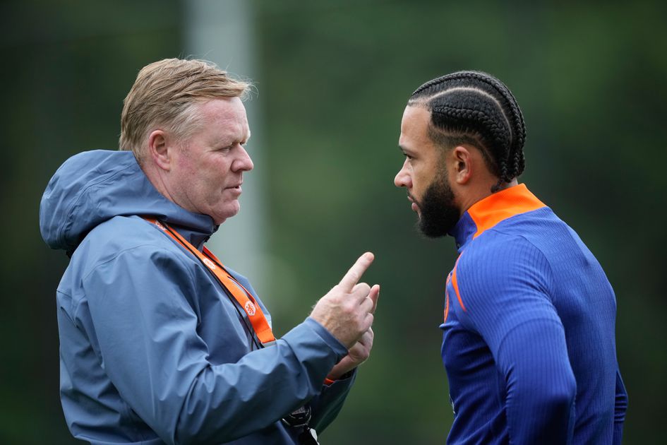 Bondscoach Ronald Koeman hakt knoop door over meedoen Memphis tegen ...