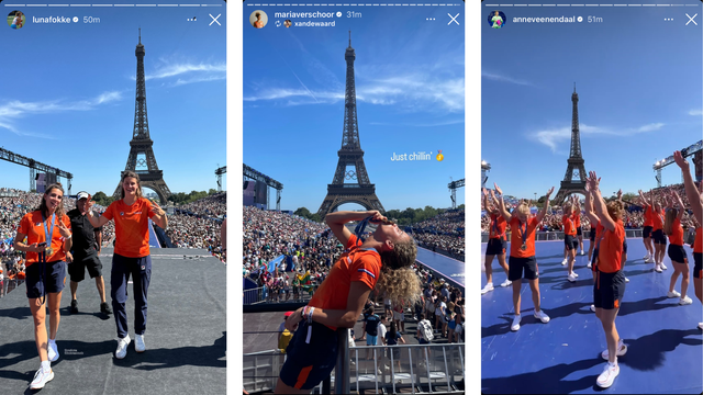 Mega gezellig Nederlands feestje bij hockeysters na olympisch goud ...
