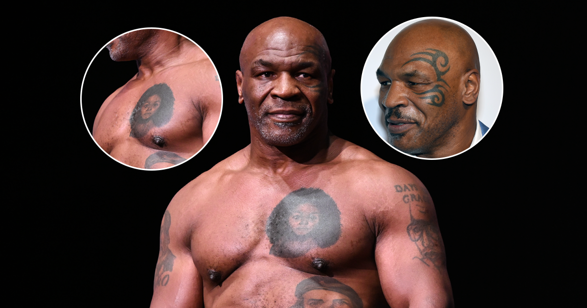 De bijzondere tattoo's van Mike Tyson: bekend symbool op gezicht en ...