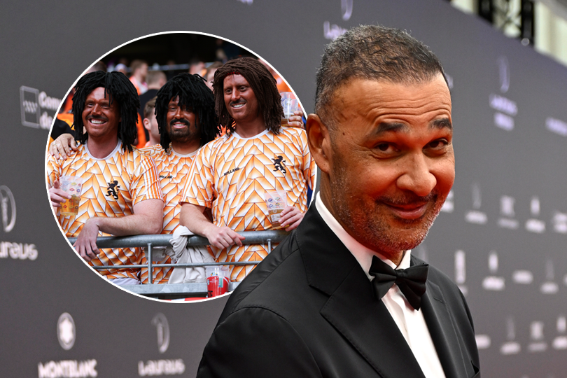 Ruud Gullit reageert op ophef over verklede Oranje-fans: 'Ik voel me ...