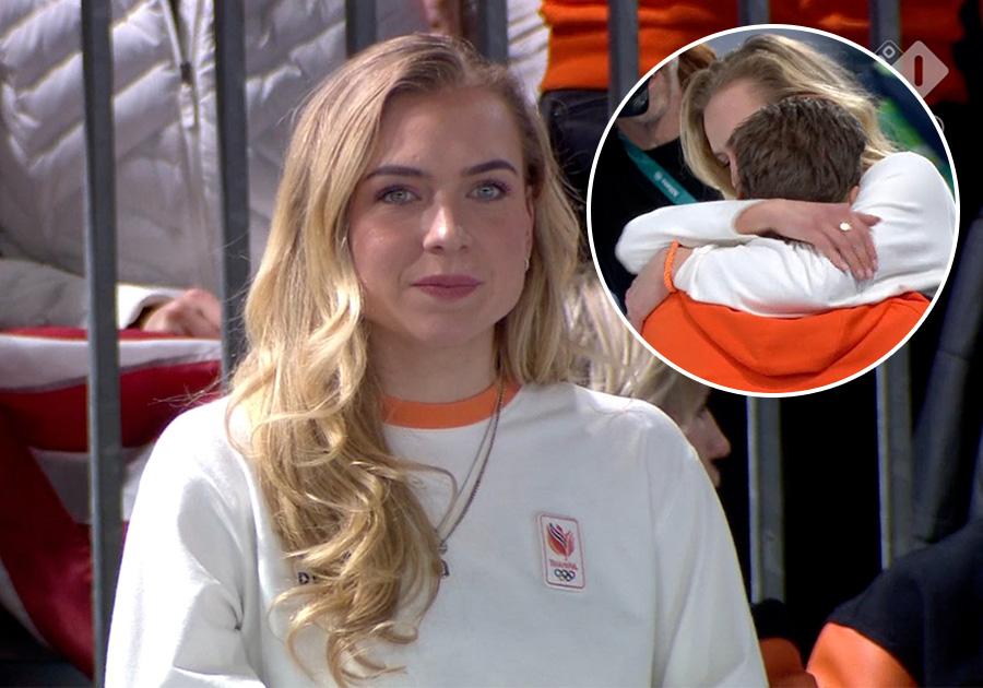 Joy Beune emotioneel na bronzen race van vriend Kjeld Nuis op ...