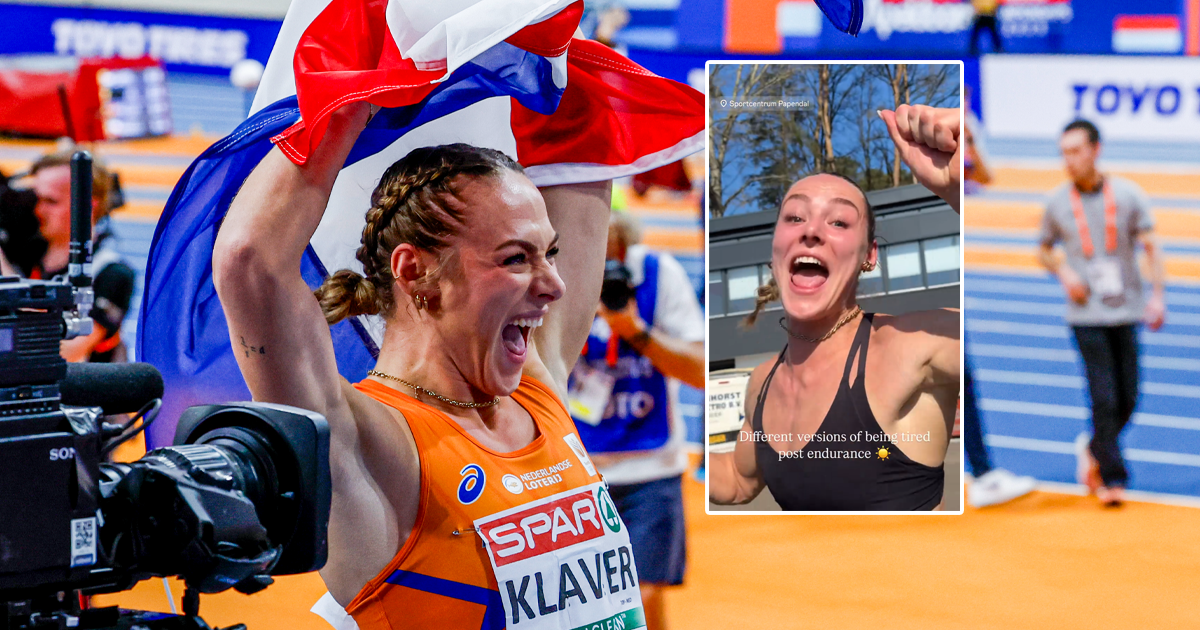 Topatlete Lieke Klaver stuitert op en neer na lullige vraag collega: 'Nee, nee, nee ...