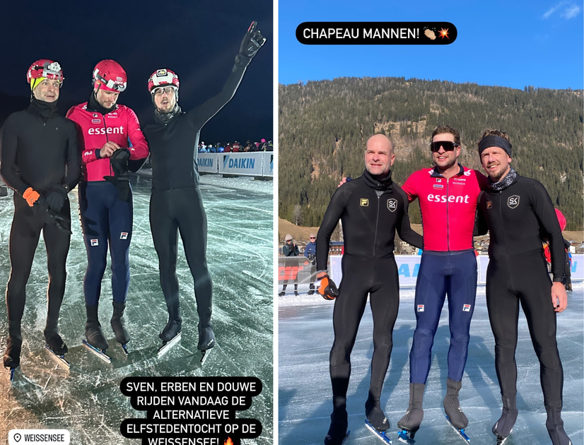Erben Wennemars schrijft met oud-topschaatser bijzondere wedstrijd op ...