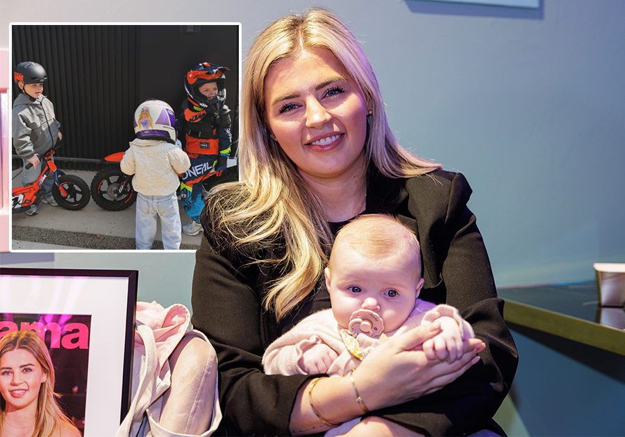 Kinderen Victoria Verstappen (zus Formule 1-coureur Max) houden familie ...
