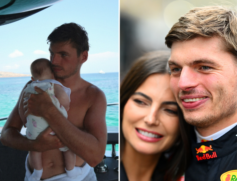 Max Verstappen deelt liefdevolle foto van baby Lily op schitterende ...