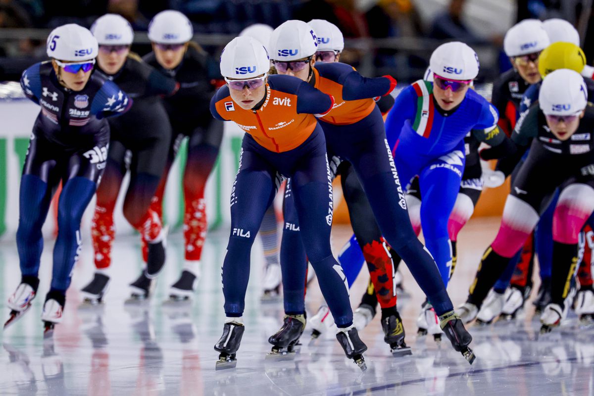 Marijke Groenewoud en Bente Kerkhoff hadden geheim doel voor mass start ...