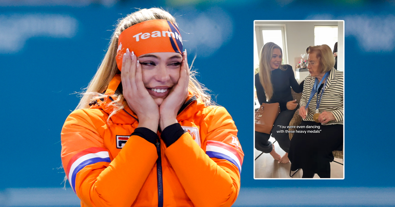 Jutta Leerdam doet emotioneel bezoekje na groot schaatssucces: 'Dit ...
