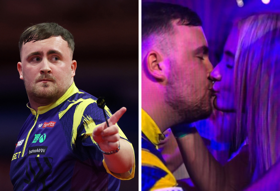 Dikke zoen van topdarter Luke Littler maakt definitief einde aan ...