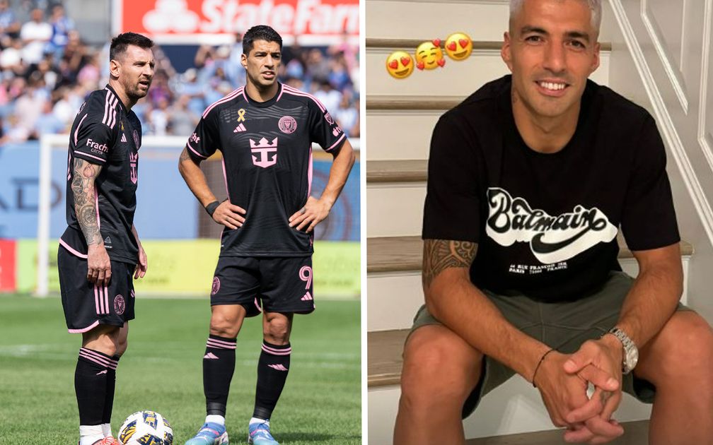 Vrouw Luis Suarez helemaal in de wolken met nieuwe look van haar man ...