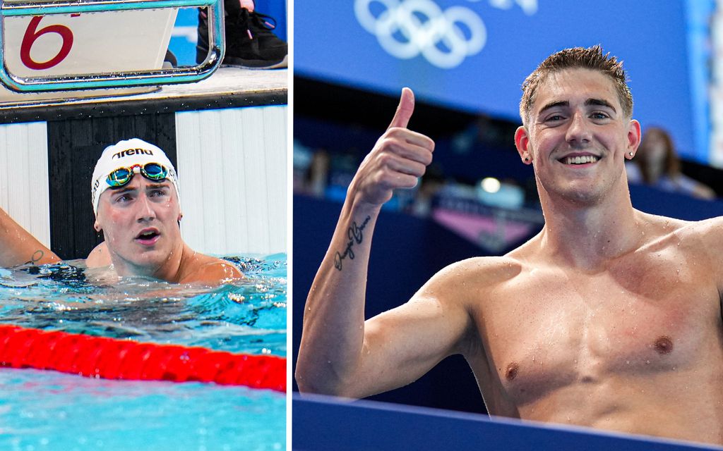 Dit is Caspar Corbeau: Amerikaan zwemt, met 'Oranje Boven'-tatoeage, dankzij opa en oma voor ...