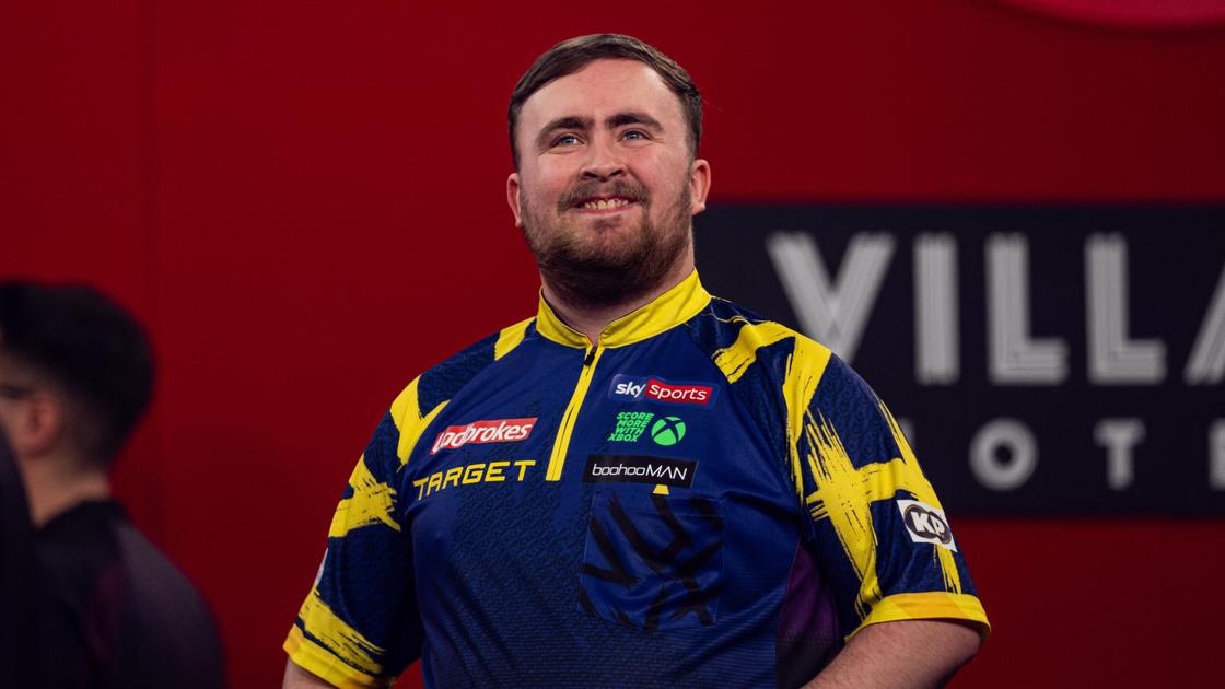 Topdarter Luke Littler laat zich van zijn beste kant zien bij zieke ...