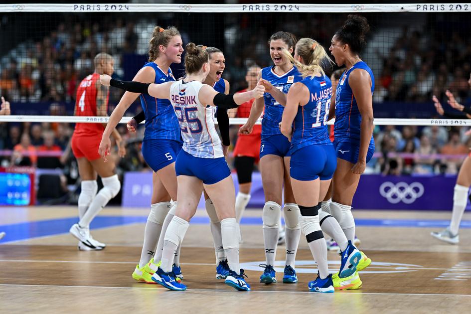 Nederlandse volleybalsters maken ondanks verlies indruk op Olympische ...
