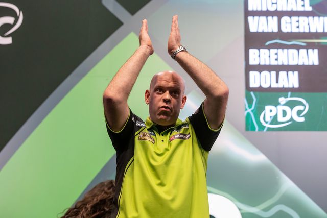 Zo zag de route van Michael van Gerwen naar de finale van het WK darts ...